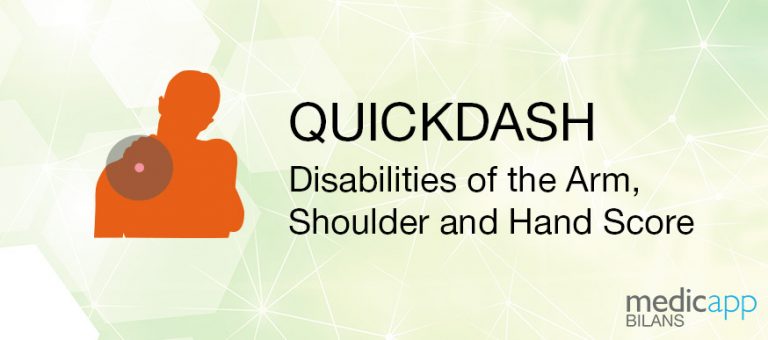 Quick DISABILITIES of the ARM, SHOULDER and HAND (QuickDash)